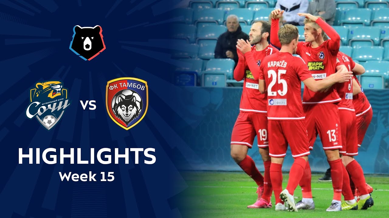 Highlights PFC Sochi vs FC Tambov (1-2) | RPL 2019/20 - YouTube