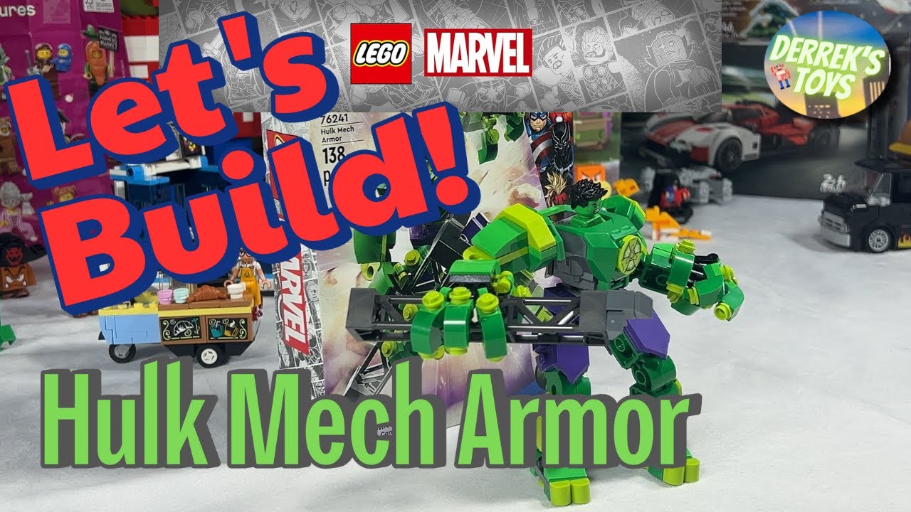 Let's Build! LEGO Marvel "Hulk Mech Armor" - YouTube