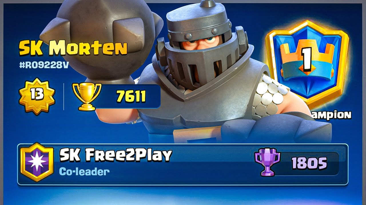 #1 IN THE WORLD w/ MEGA KNIGHT! 🥇 - YouTube