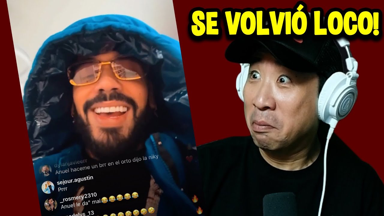 Coreano Loco reacciona al Live de Anuel - YouTube