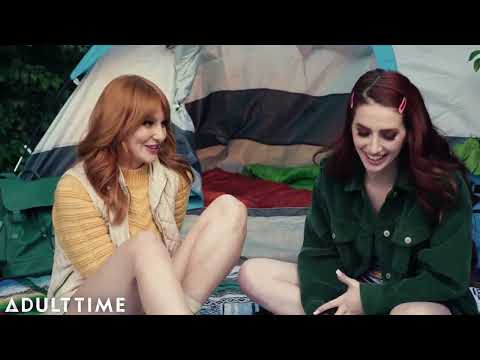 Lesbian Camping Trip Tribbing with Lacy Lennon and Aria Carson