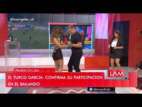 Casting en vivo: el Turco García y Lourdes Sánchez bailaron una cumbia