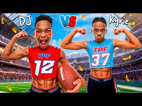 DJ VS KYRIE 1V1 BACKYARD FOOTBALL GAME REMATCH!