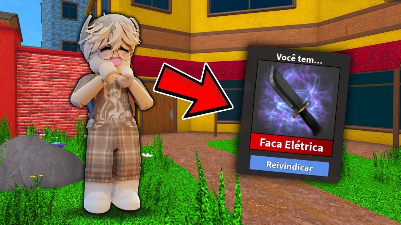 COMPREI o EFEITO DE FACA ELETRICA do MM2! (Murder Mystery 2) - YouTube