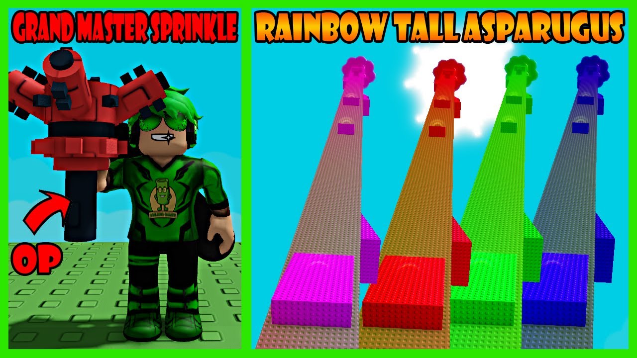 Aku Pakai Grand Master Sprinkle Untuk Tanam Rainbow Tall Asparagus ...