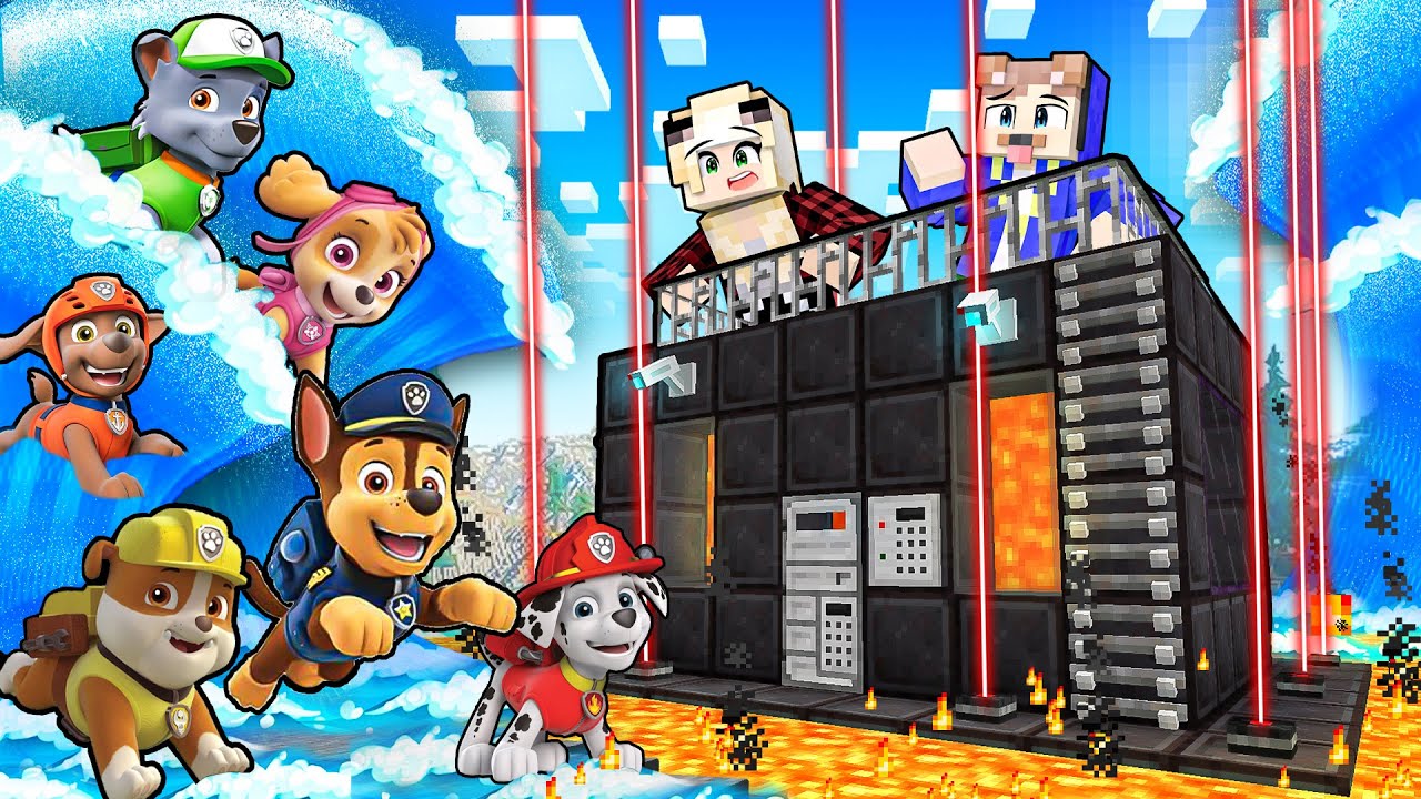 OP BASE VS. PAW PATROL TSUNAMI! - YouTube