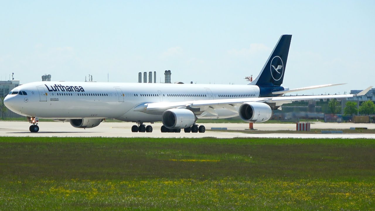 [4K] Summer Munich Airport Planespotting A346,B777,A350 Arrivals and ...