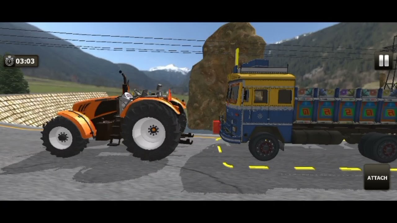 Real Tractor Pulling Simulator Game..... - YouTube