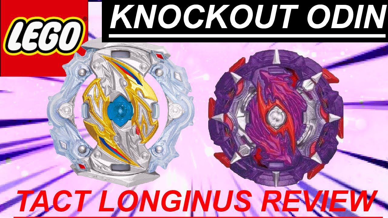 Knockout Odin AND Tact Longinus [BEYBLADE BURST GT] ll Lego Beyblade ...