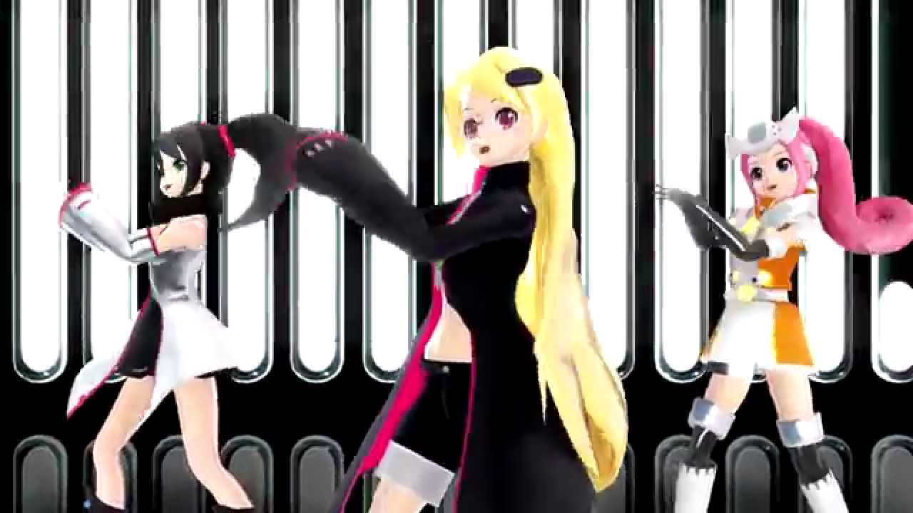 Mmd Sega Hard Girls - Nee - YouTube