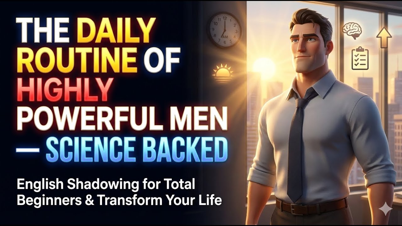 The Daily Routine of Highly Powerful Men — Science Backed|| English ...