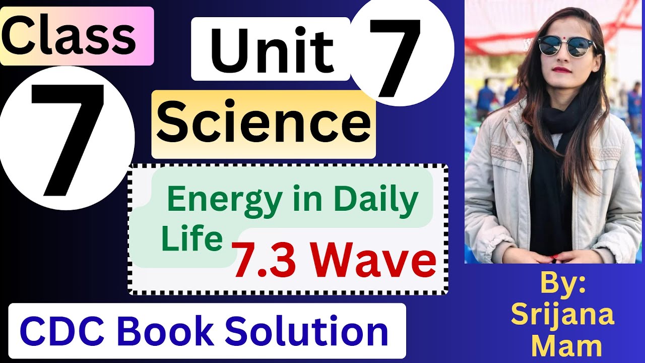 Class 7 Science Unit 7 | Energy in Daily Life (7.3 Wave) | Complete ...