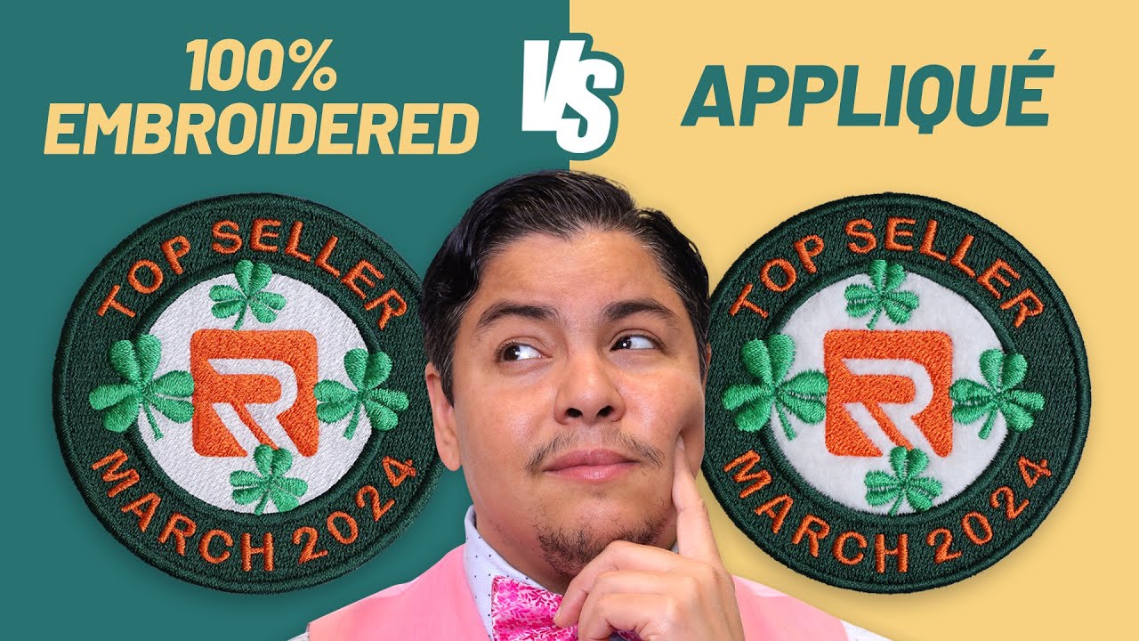 Using TWO Different Methods to Make Embroidered Patches - YouTube