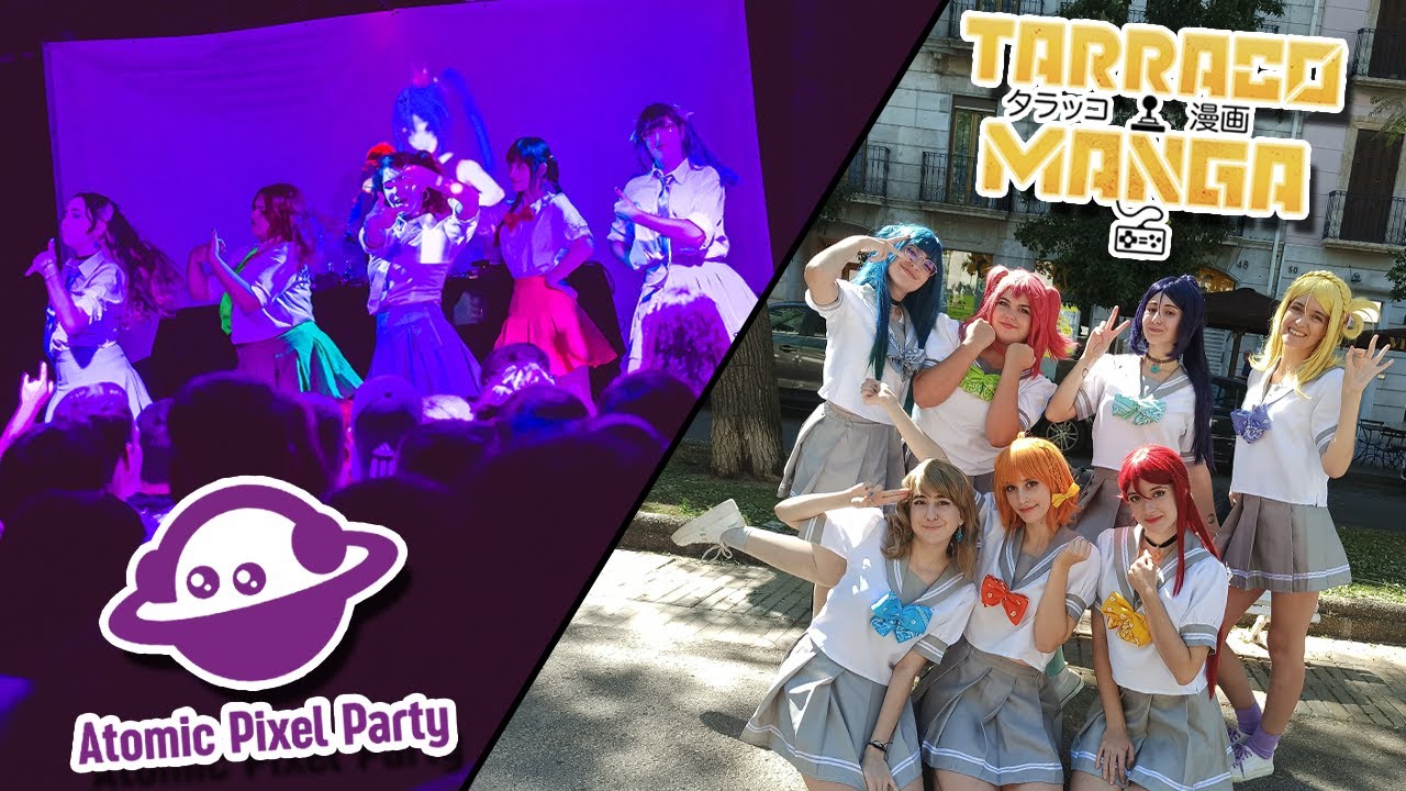 【aiRis】 De parranda en la Atomic Pixel Party y petándola en la Tarraco Manga 【Vlog】 - YouTube
