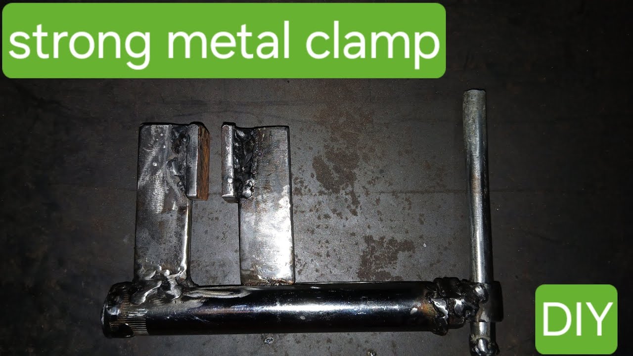 how to make strong metal clamps | DIY metal clamps - YouTube
