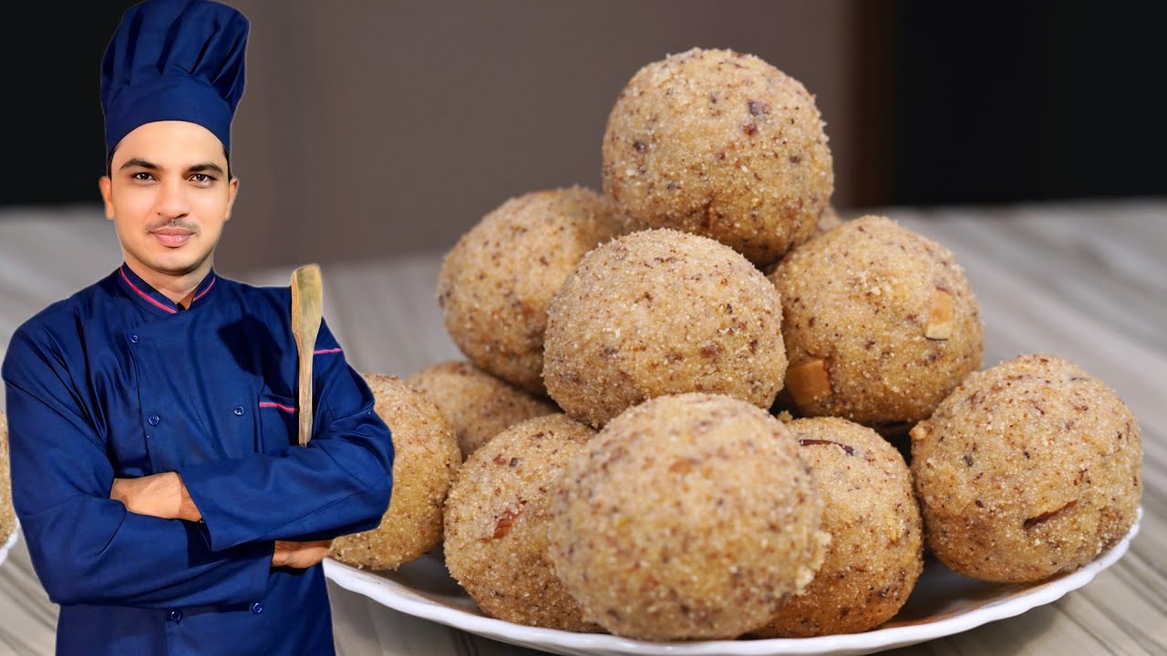 Suji ke Ladoo Recipe By Chef M Afzal|Panjabi Style Suji Laddu Recipe ...