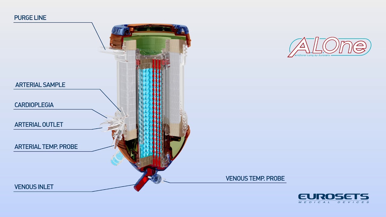 Eurosets ALONE The Most Flexible Oxygenator Module - YouTube