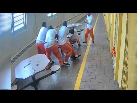 Men stabbed by fellow inmate while handcuffed sue officers
