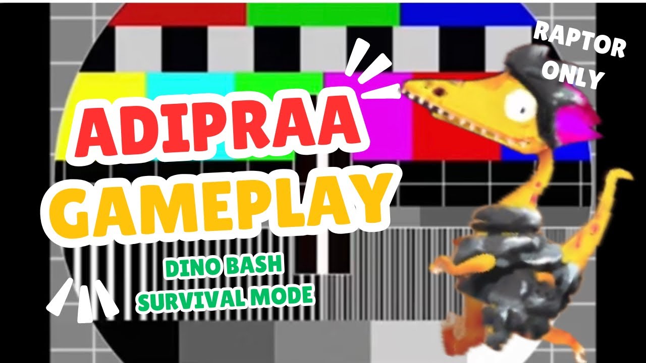 Gameplay Dino Bash Survival Mode With Raptor Only - YouTube