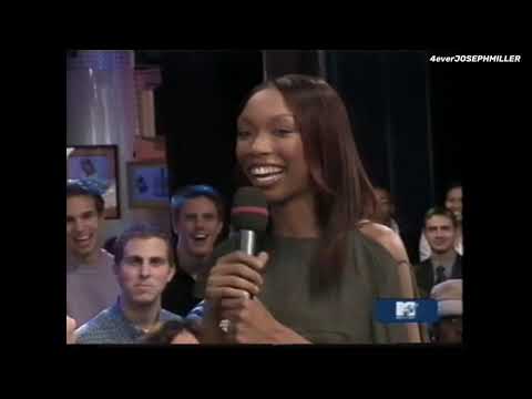 Brandy - Interview + What About Us? LIVE (MTV TRL 2002) - YouTube