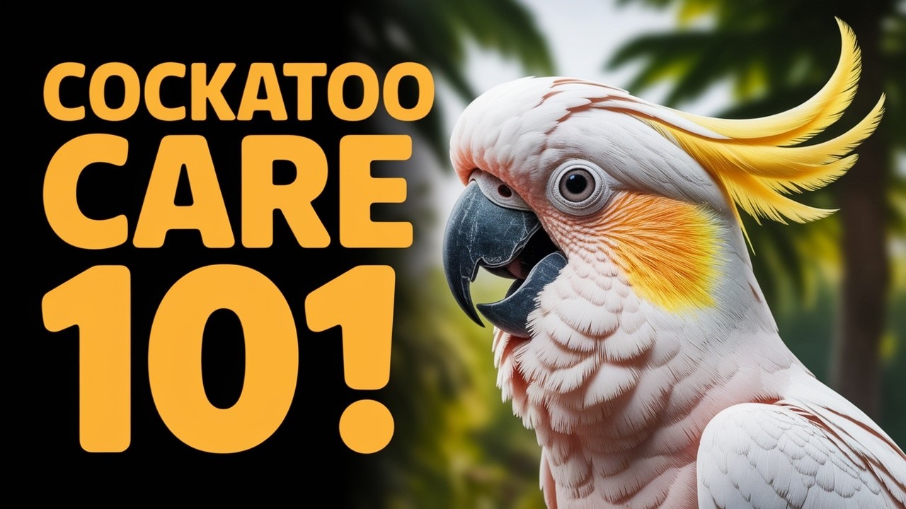 Cockatoo Care 101: Essential Tips for a Happy Bird - YouTube