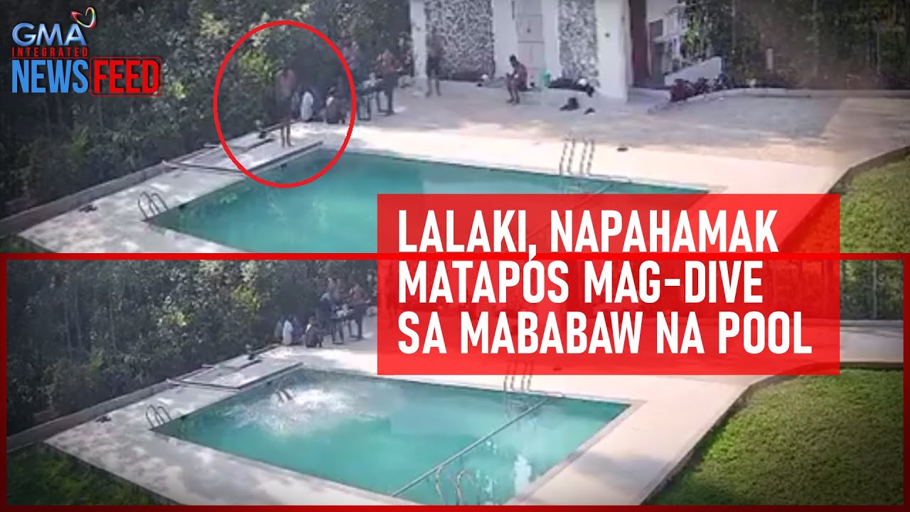 Lalaki, napahamak matapos mag-dive sa mababaw na pool | GMA Integrated ...