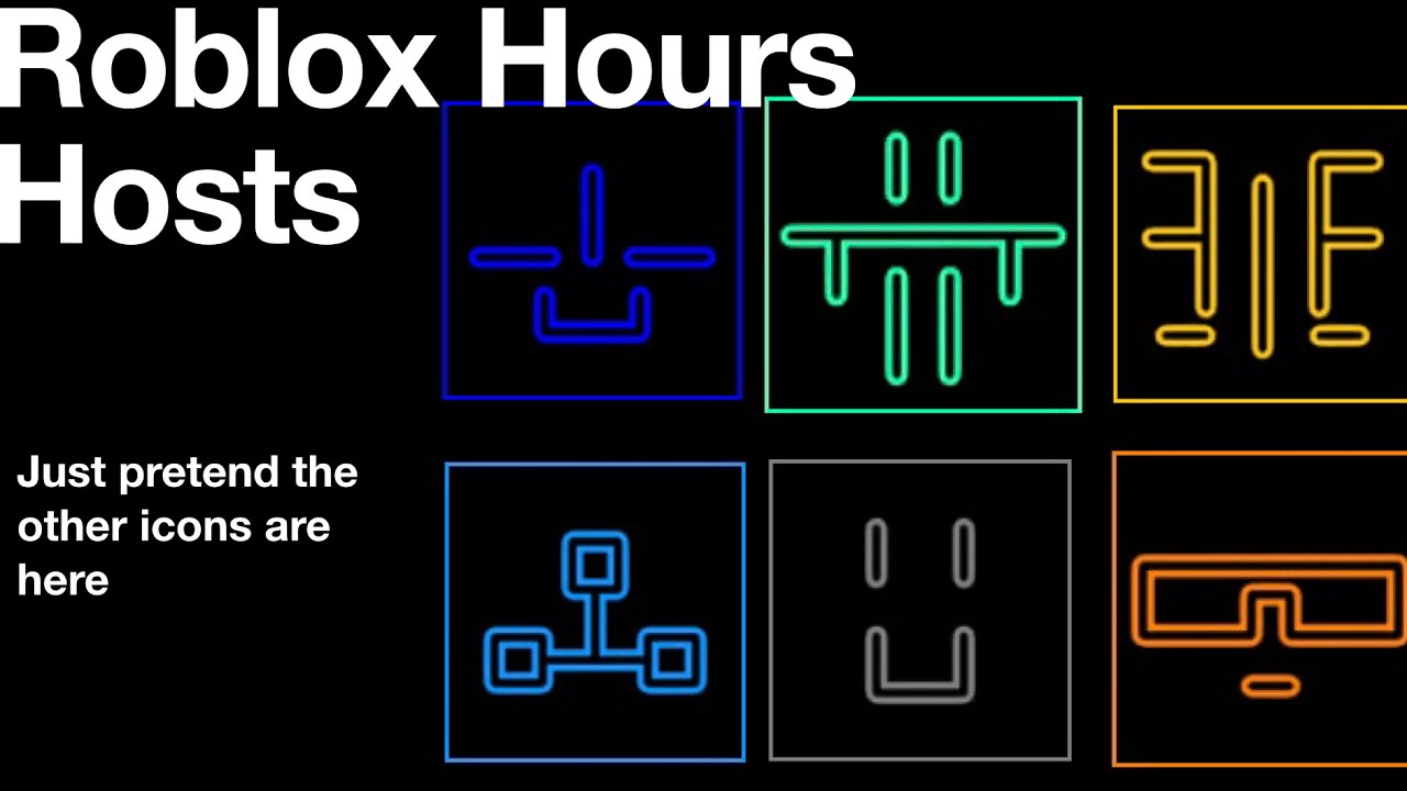 How to get every Host in Roblox Hours - YouTube