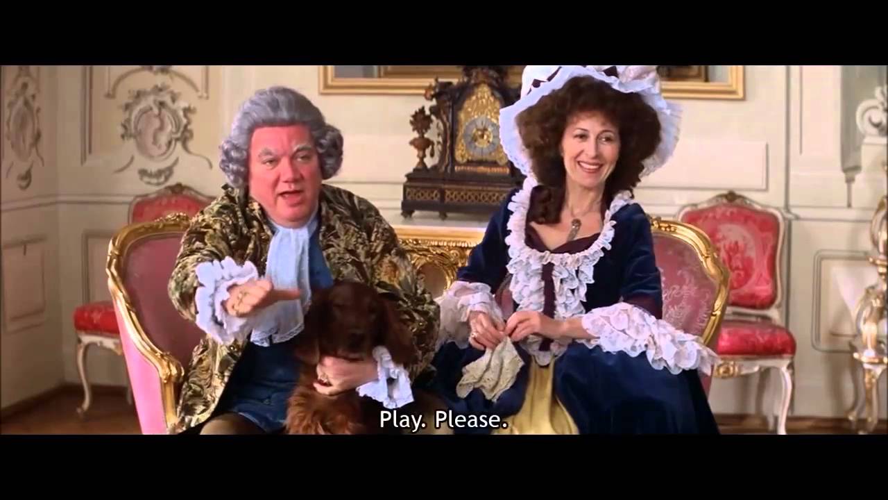 Amadeus - 'Canine scene' Director's cut - YouTube
