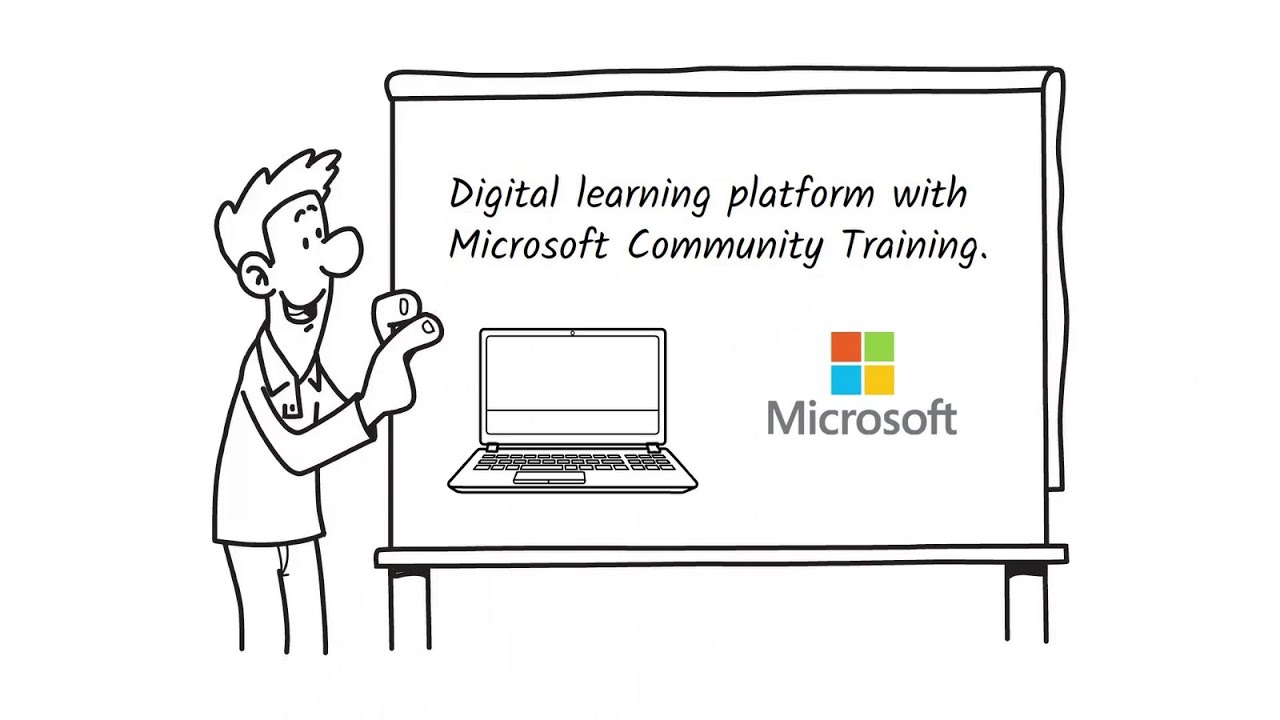 Digital learning platform with Microsoft Community Training - YouTube