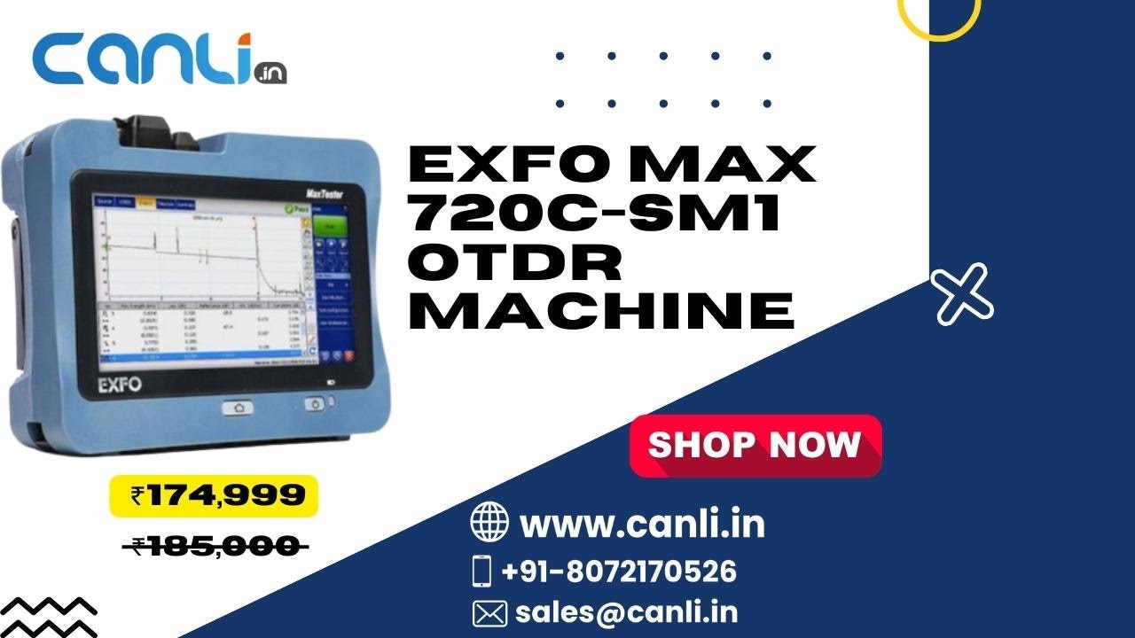 🥳BUY NOW !!! | EXFO MAX 720C - Best OTDR at Best & Low Price in India ...
