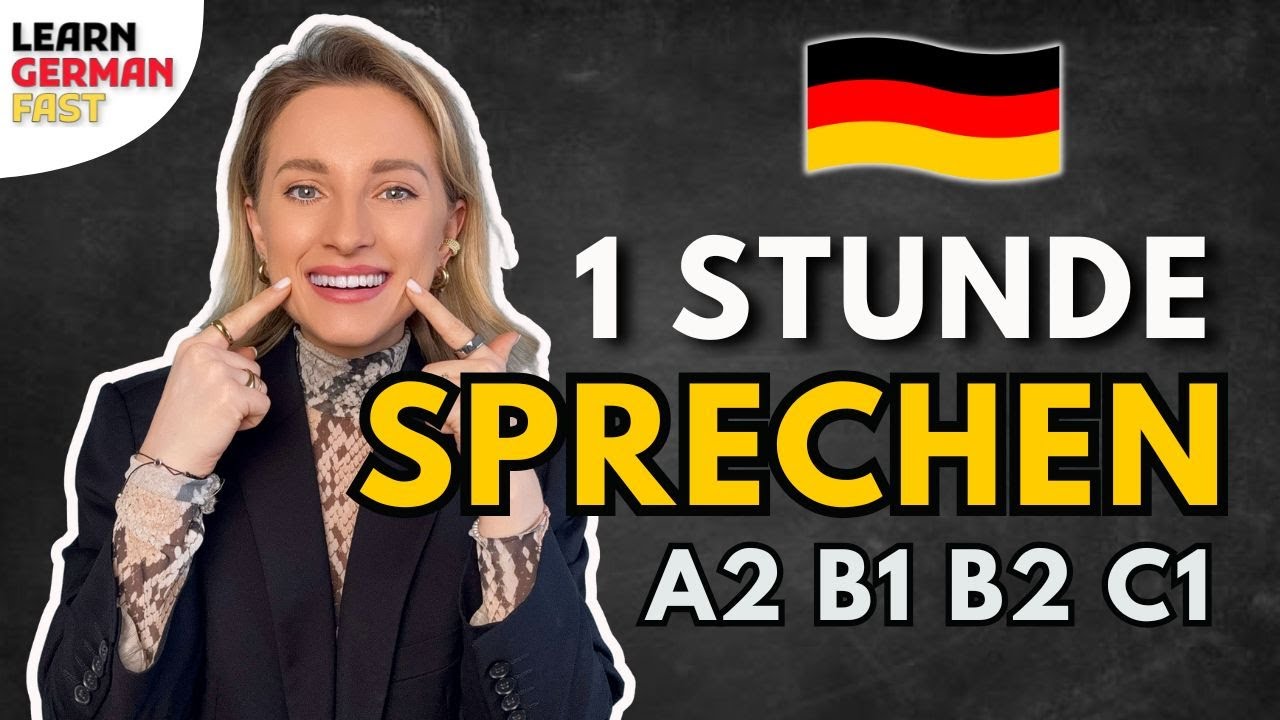 1 Stunde SPRECHEN - Deutsch verbessern 🇩🇪 Learn German Fast - YouTube