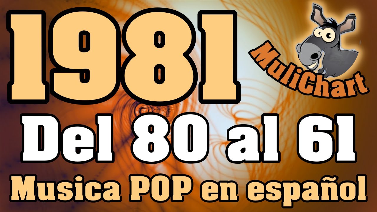 Top 100 Canciones en español 1981 (del 80 al 61) - YouTube