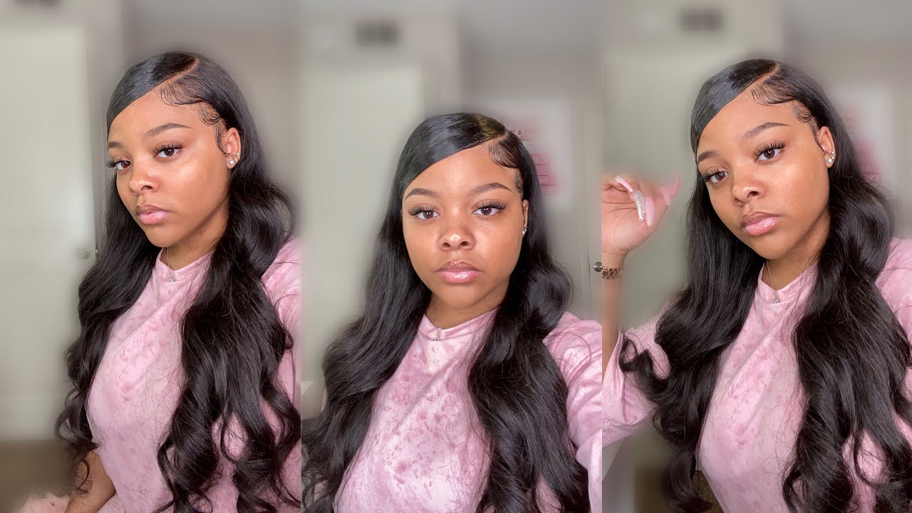 SUPER CUTE Swoop with curls Tutorial 💗| Julia Hair - YouTube