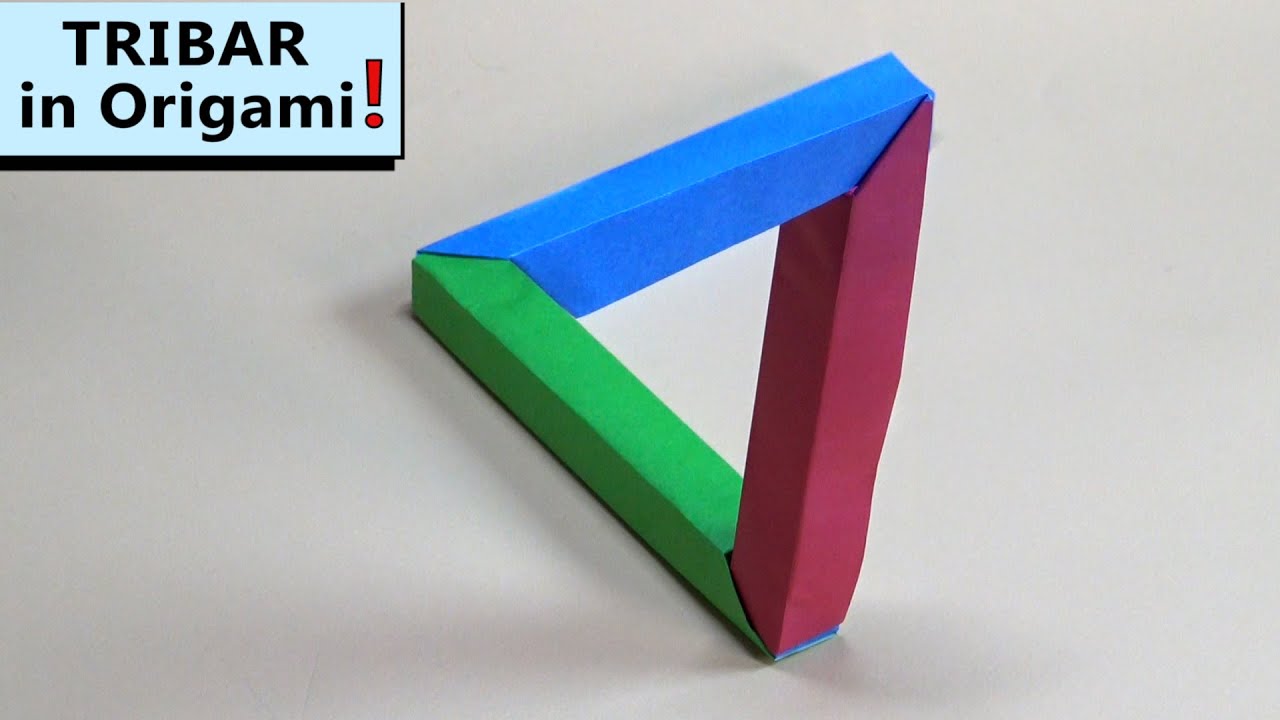 How To Make The TRIBAR In Origami 3 D IMPOSSIBLE TRIANGLE Penrose how-to-make-the-tribar-in-origami-3-d-impossible-triangle-penrose