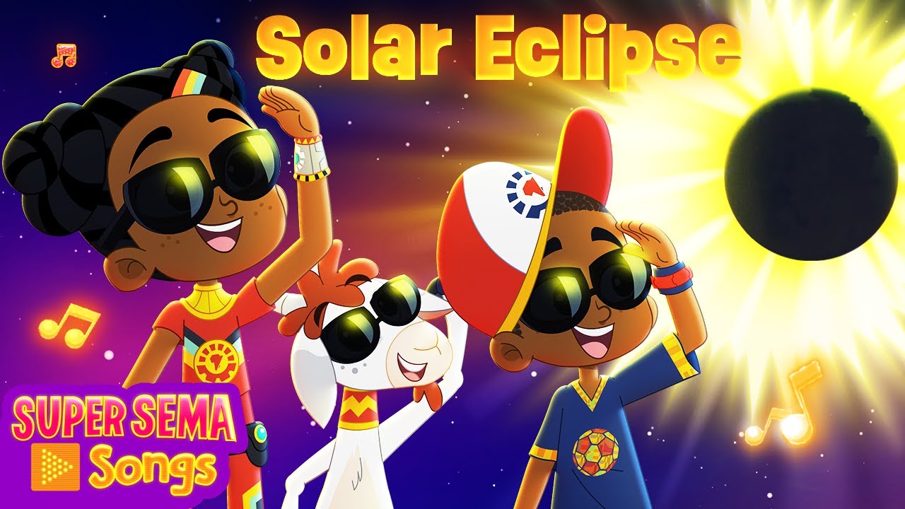 Solar Eclipse - Educational Kids Songs 🎶 Super Sema - YouTube