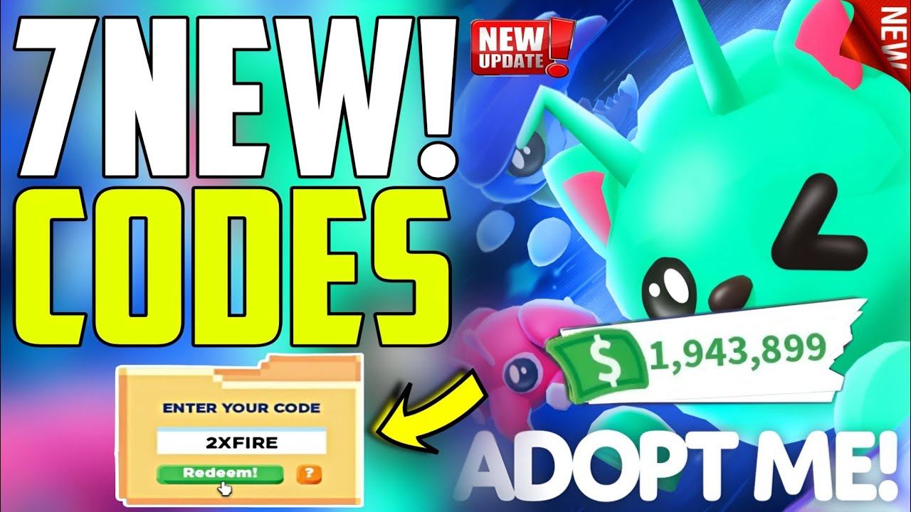 UPDATE ⚡CODES!⚠️ADOPT ME ROBLOX CODES 2025 - ADOPT ME CODES - CODES FOR ...