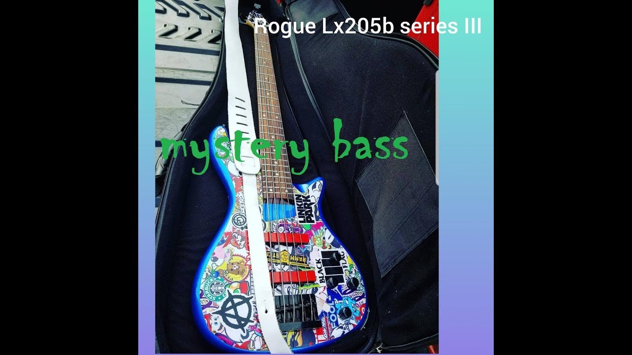 Mystery Bass Demo: Rogue LX205b + Audere preamp - YouTube