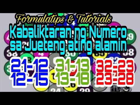 STL FORMULA KABALIKTARAN NG 1 TO 40 NUMERO SA JUETENG, GAMIT KO SA ARAW ...