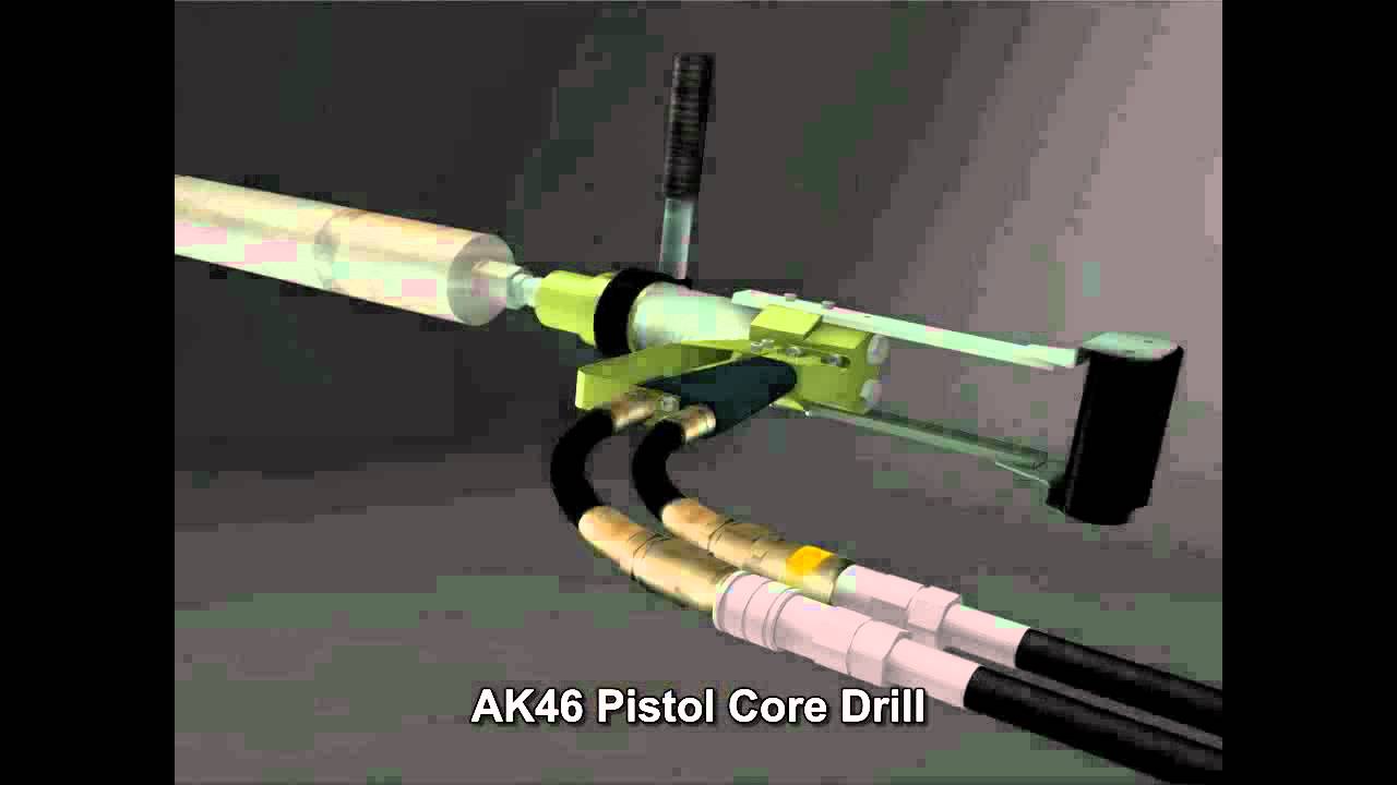 AK46 DOA HYDRAULIC CORE DRILL - YouTube