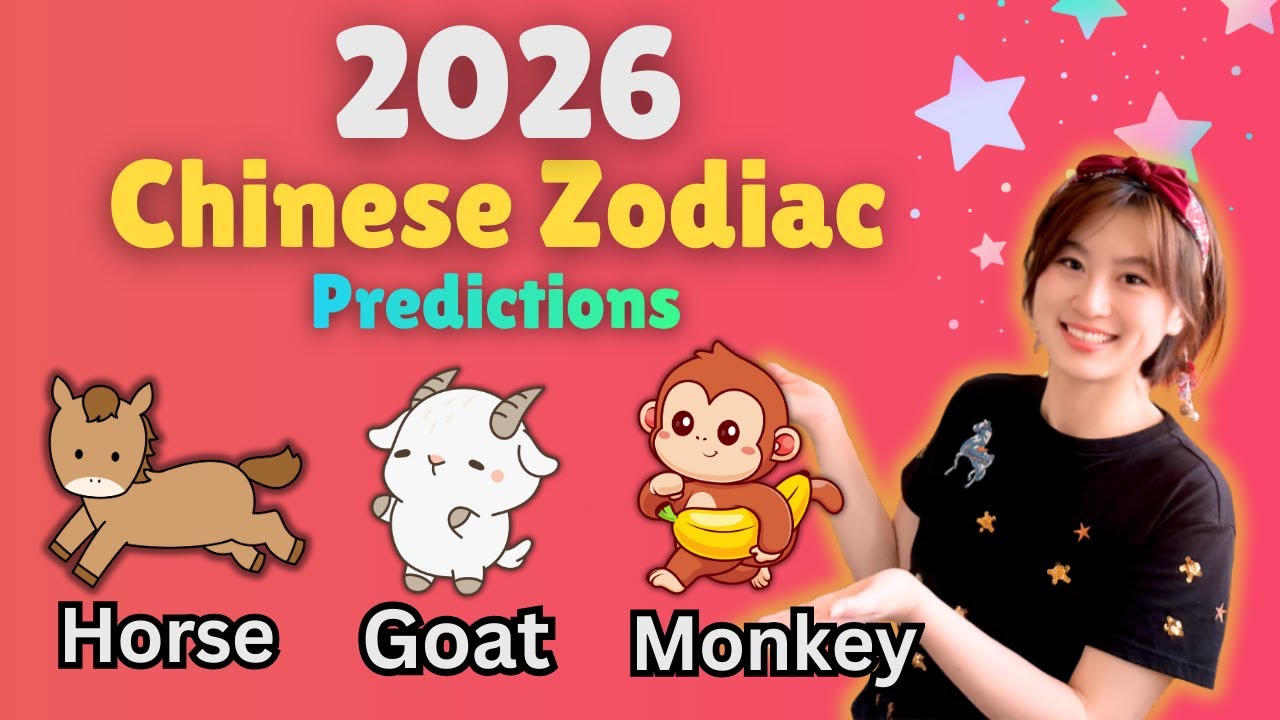2026 Chinese Zodiac Animal Predictions: Horse, Goat & Monkey — Fire ...