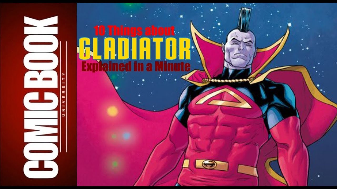 10 Things about Gladiator (Shi'ar) (Explained in a Minute) | COMIC BOOK ...