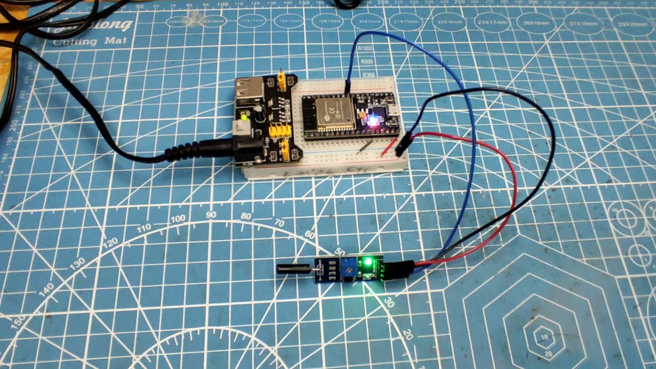 ESP32 Nº 80 Sensor impacto alta sensibilidad SW1801P - YouTube