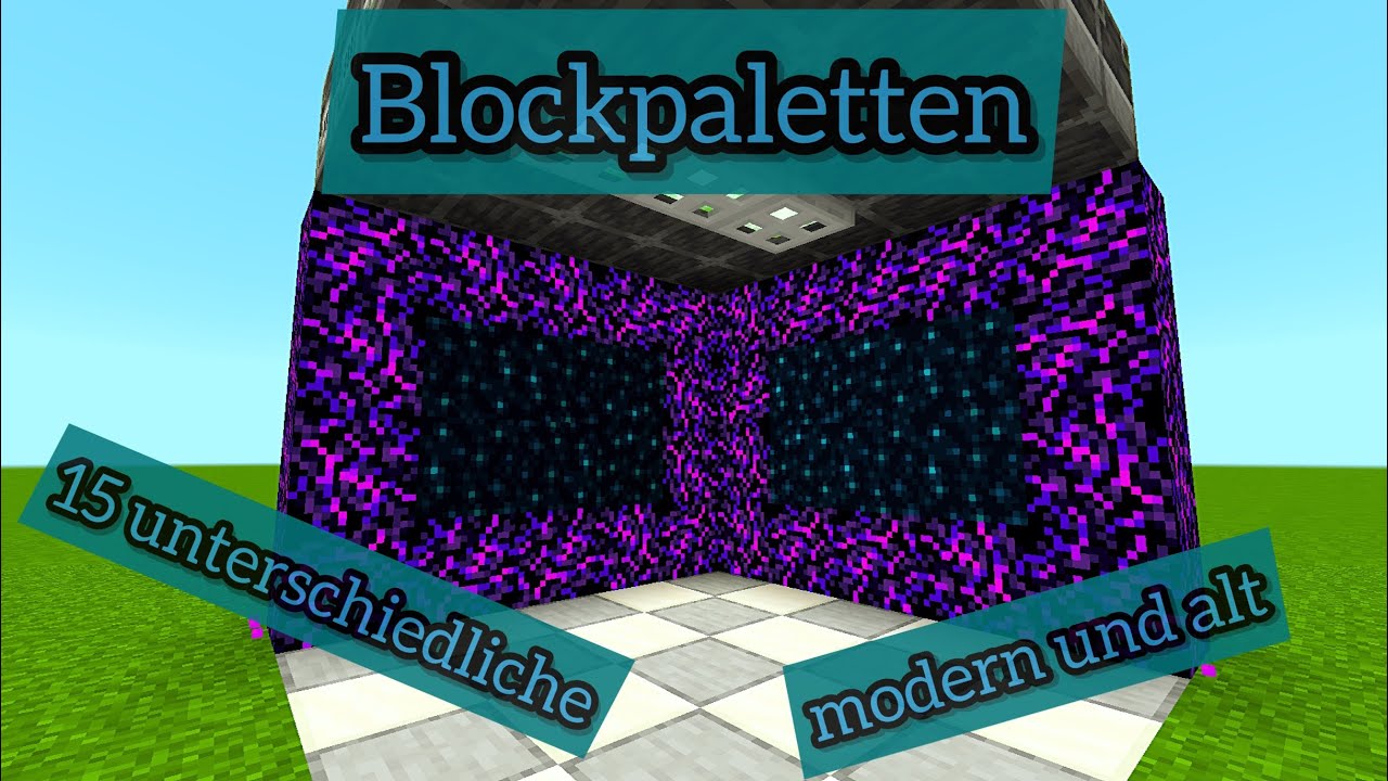 Die COOLSTEN BLOCKPALETTEN in Minecraft! | Minecraft Bedrock - YouTube