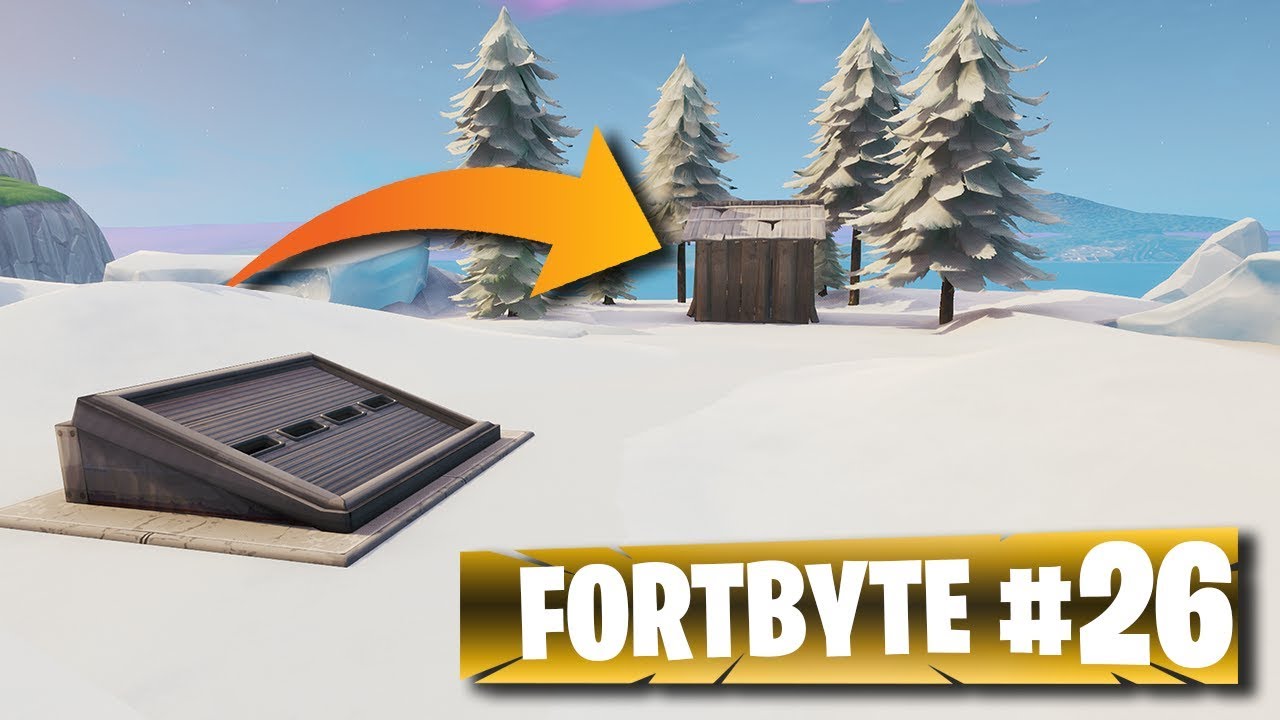 Fortnite Fortbyte #26 Location - Accessible with the Bunker Jonesy ...