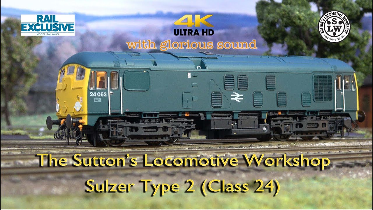 Suttons Locomotive Workshop Class 24 with glorious sound - YouTube