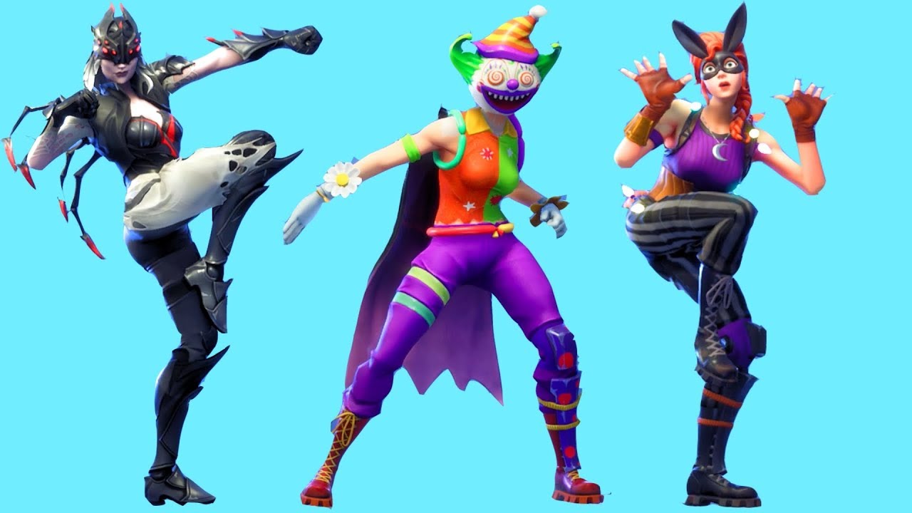 Fortnite All Dances Season 1-6 Updated to Criss Cross - YouTube