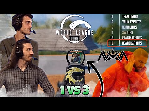 NOVA ESPORTS`A 1V3 ATAN OYUNCU | AVRUPA REJİSİ TEBRİK ETTİ.. (WORLD LEAGUE)