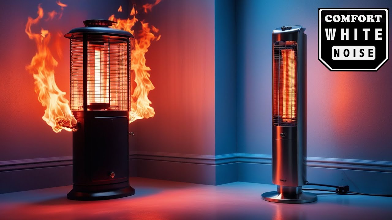 10 hours of Gas Heater and Fan ASMR to Sleep or Study | White Noise ...