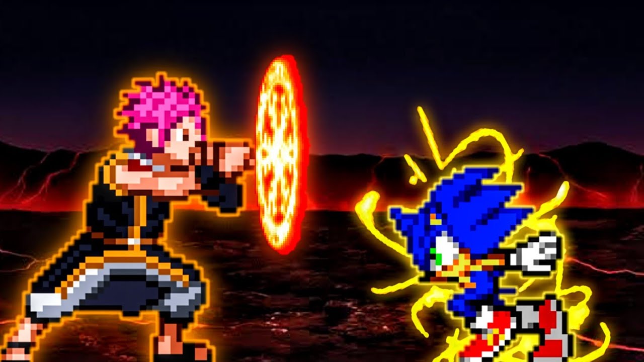Natsu OP (all form) VS Sonic Chaos OP (all form) in Jump Force Mugen😱 ...