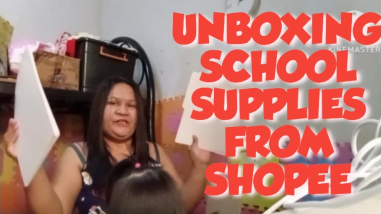 UNBOXING SCHOOL SUPPLIES FROM SHOPEE - YouTube